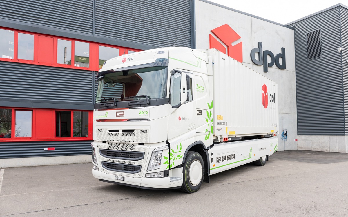 Erster E-Truck bei der DPD in der Schweiz - Krafthand-Truck