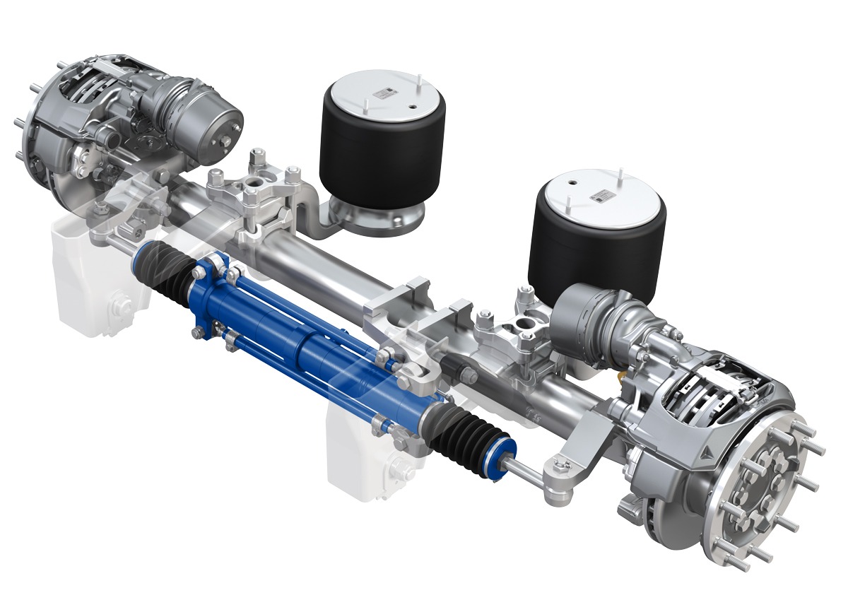 Jost, Ankuppelassistent, zwangsgelenkte Achse ZGA, KKS, Lkw, Drawbar-Finder